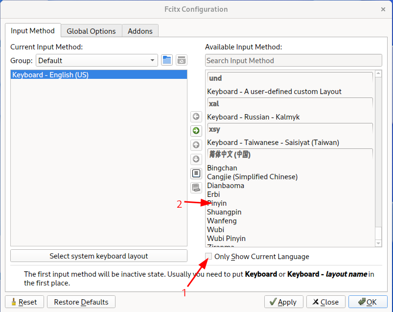 Fcitx5输入法的安装配置 | 璐濄のβlòɡ